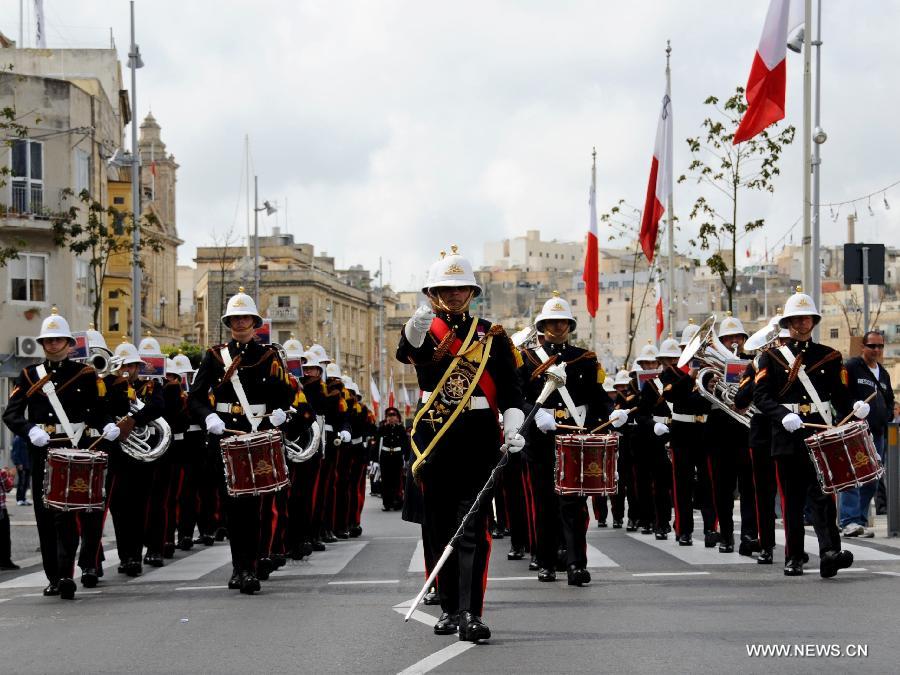 Locals mark Freedom Day in Malta_Culture_ENG.TAIWAN.CN